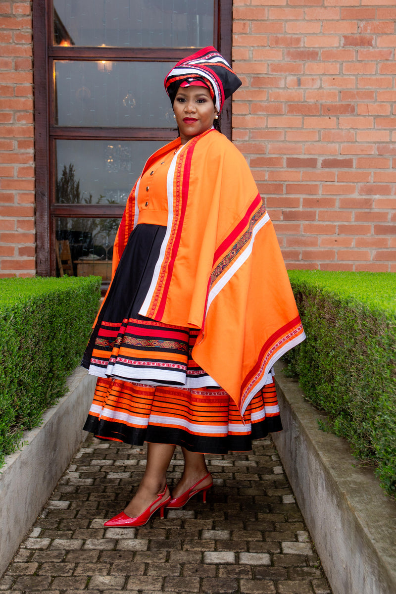 Qaqamba Xhosa Mbhaco Dress – QhawekaziStyles